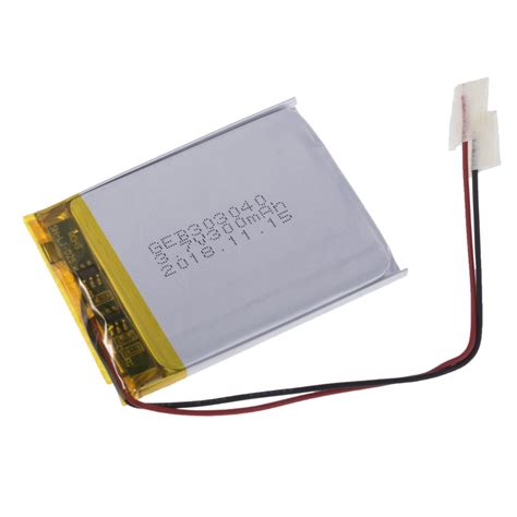 LiPo 300 mAh 3 7V 3x30x40мм GEB акумулятор літій полімерний GEB303040