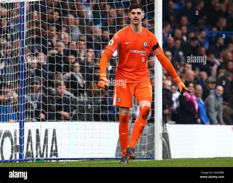 Chelsea S Thibaut Courtois During English Premier League Match Between