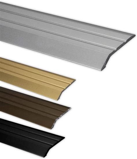 Gedotec Perfil de transición de Aluminio atornillar Rieles de Piso Longitud mm Ancho