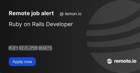 ruby on rails developer