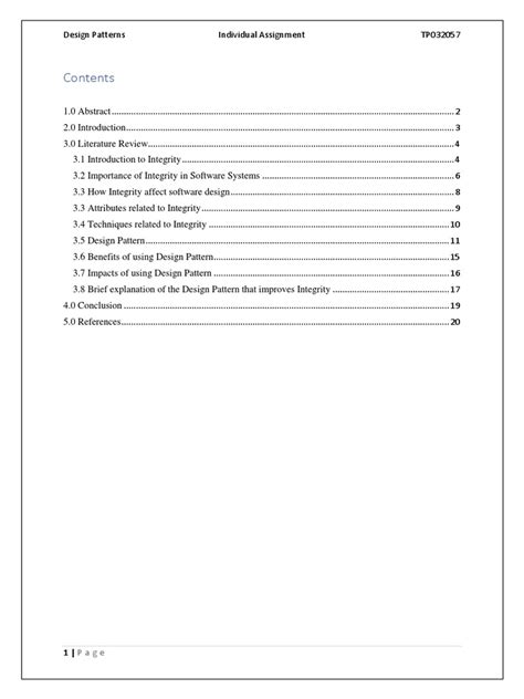 Dpat Assignment Pdf Software Design Pattern Class Computer Programming