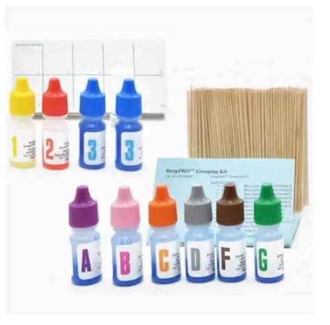 Hardy Diagnostics Streppro Streptococcal Grouping Kit Streptococci
