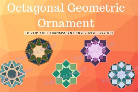 Octagonal Geometric Ornament Graphic By Kyootieskwaii · Creative Fabrica Octagonal Geometric Ornament Graphic By Kyootieskwaii · Creative Fabrica