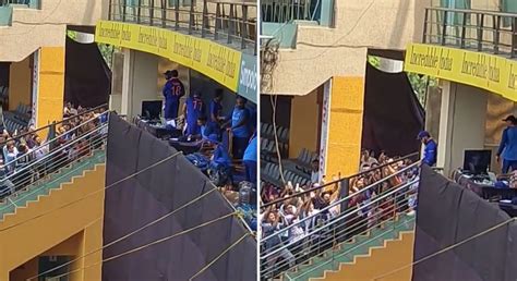 Watch Virat Kohli Receives A Rousing Welcome From The Crowd As He