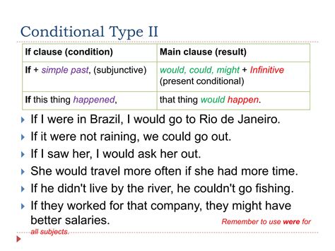 Type Ii Conditional Ppt