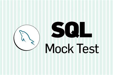 sql mock test