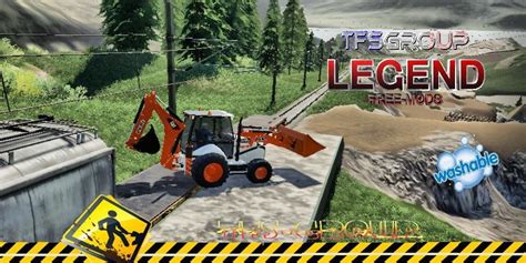 FS BACKHOE LOADER F POLIMIX v Exevators Mod für Farming Simulator