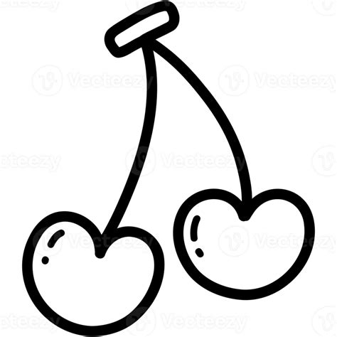 Two Heart Cherry 55795635 Png