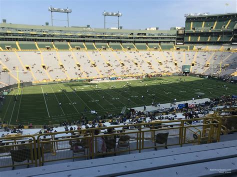 Lambeau Field Seating Chart View Ponasa