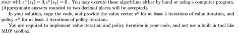 Solved Problem 4 25 Points Consider The Following MDP Chegg
