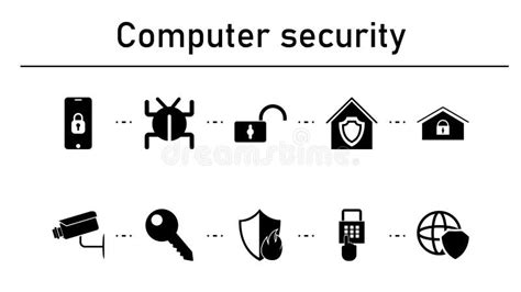 software bug or program bug icon from cyber security set stock