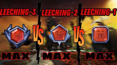 Max Leeching 3 Vs Leeching 2 Vs Leeching 1🔥🥶 Blockmango Bedwars