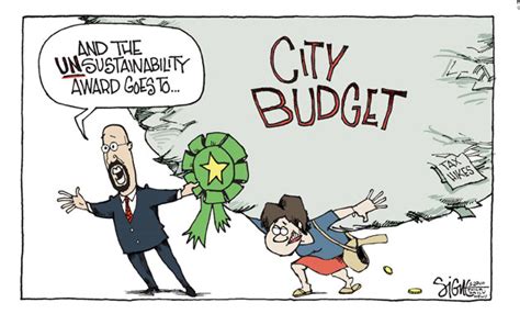 Municipal Budget Cartoons