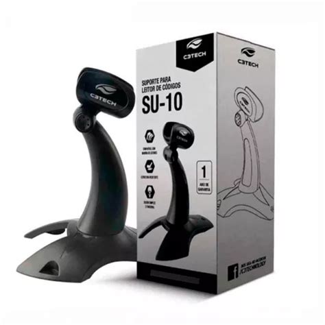 Soporte Universal Para Lector De Códigos De Barras C3tech Color Negro