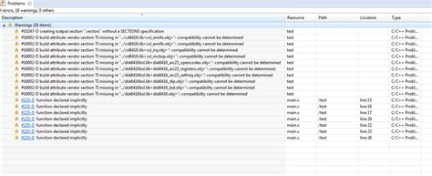 Ccstmdsdsk6416 How To Remove Warnings In Ccs Processors Forum Processors Ti E2e Support