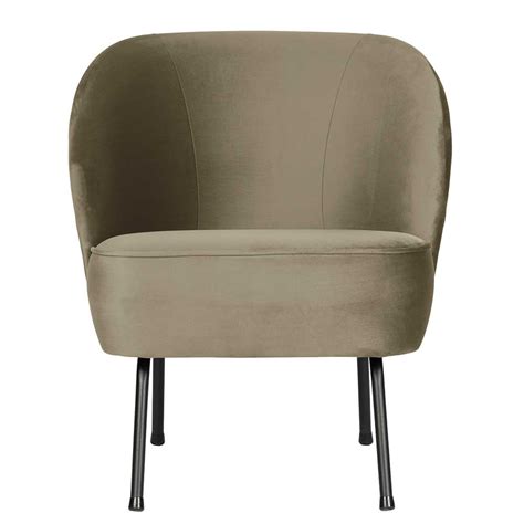 Samt Barstuhl Romitella In Khaki Und Schwarz Mit Vierfußgestell Aus Metall