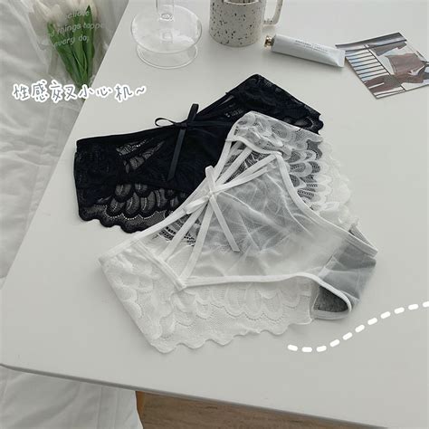 Rexshopper Japanese Sweet Cute Girl Gauze Sexy Panties Female Low Waist