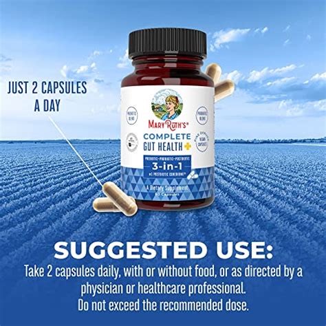 Maryruths Complete Gut Health 3 In 1 Prebiotic Probiotic