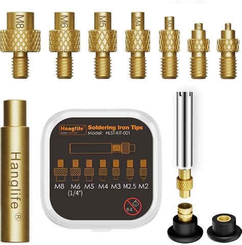 Heat Set Insert Tips For Threaded Inserts M2 M2 5 M3 M4 M5 M6 M8