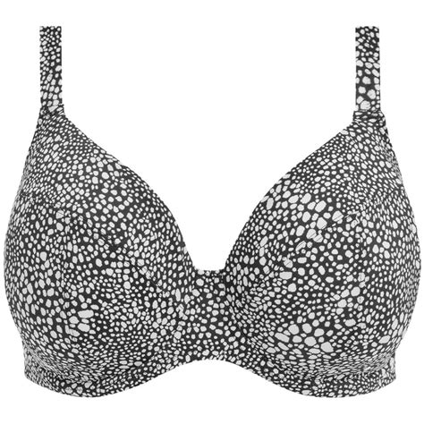 Elomi Swim Pebble Cove Plunge Bikini Top Black Es801102blk