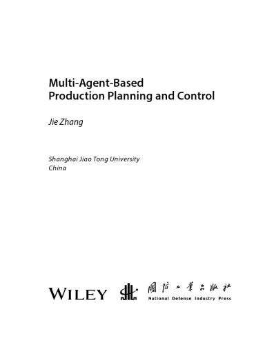Multi Agent Based Production Planning And Control Download Pdf