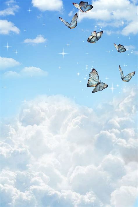 Blue Sky Aesthetic Cute Wallpapers Wallpaper Cave
