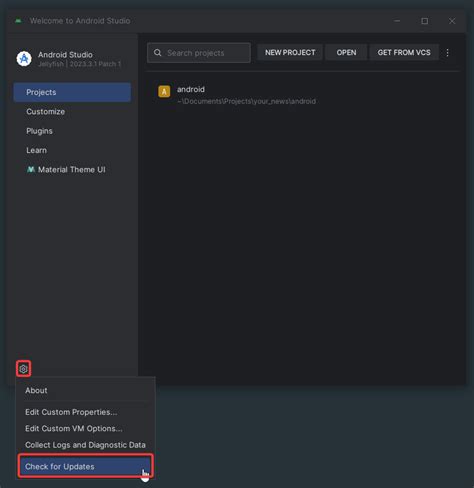 How To Update Android Studio To The Latest Version On Windows Onlyflutter