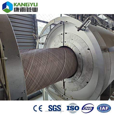 Pe Hdpe Pipe With Steel Frame Srtp Underground Buried Pipeline Tube