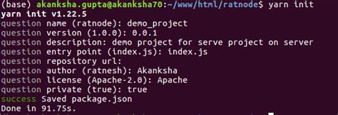 Serve Project On Server Using Yarn Bagisto