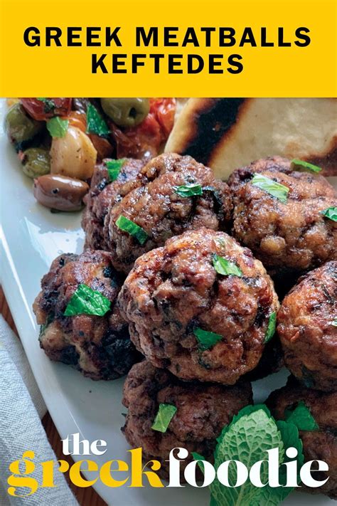 Greek Meatballs Or Keftedes Are Often Called The National Greek Food