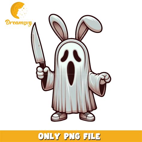 Ghost Bunny Png Halloween Clipart Dreamsvg Store