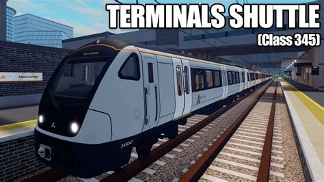 Driving The New Class 345 To The Airport Terminals R060 Youtube