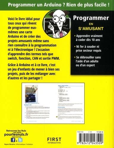 Programmer Avec Arduino En S Amusant Pour Les Nuls De Olivier Engler