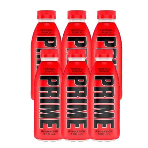 Prime Hydration Tropical Punch Drink 6 X 500ml Fabfinds