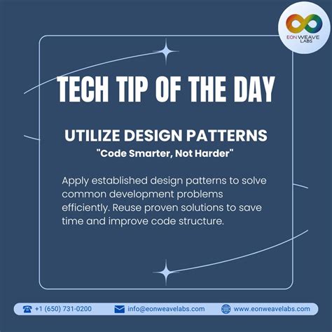 Eon Weave Labs On Linkedin Designpatterns Codingtips