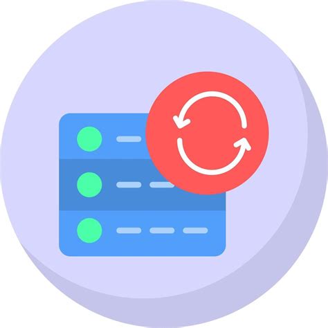 Data Synchronization Flat Bubble Icon 44143135 Vector Art At Vecteezy