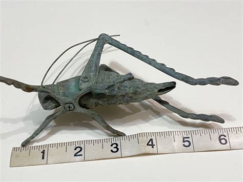 Vintage Metal Grasshopper Figurine 4666466746
