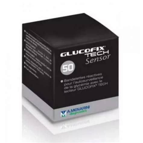 Glucofix Tech Sensor Bandelettes Glycémie Lasante