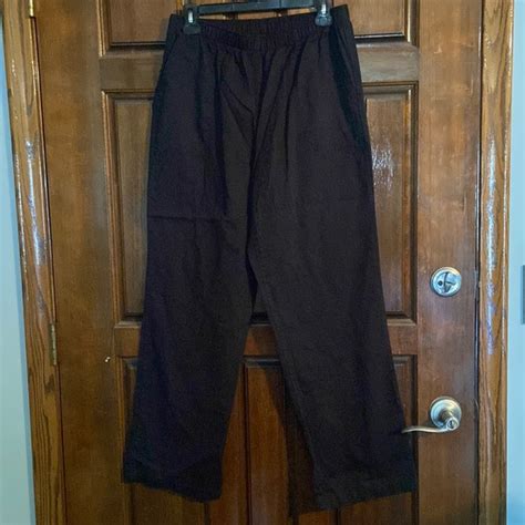 White Stag Pants And Jumpsuits Black Elastic Pants White Stag Size L