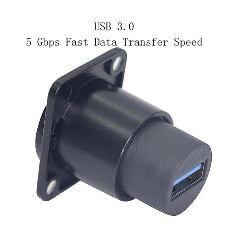 2pcs D Type Metal Usb3 0 Socket Female To Female Usb 3 0 Connector D Type Usb Panel Mounting