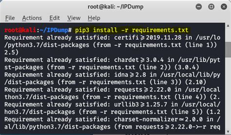Ipdump Generate A Report For Hostname Ipaddress Url Or Domain In Kali