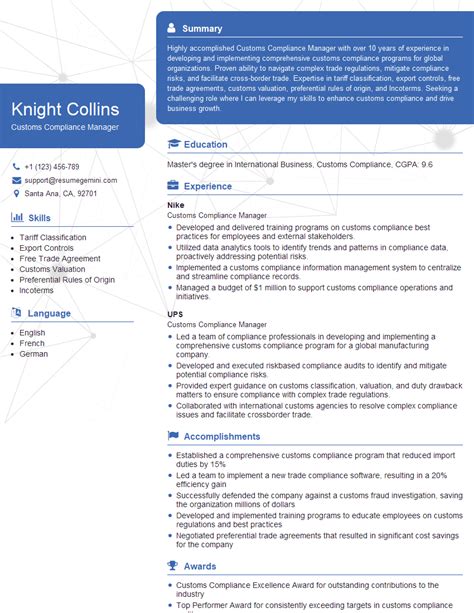 Interview Questions For Customs Regulations Interpretation Interviewgemini Your Interview