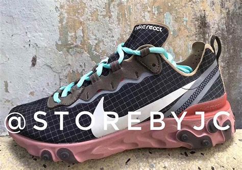 Nike React Element 87 Nylon Sneaker Bar Detroit