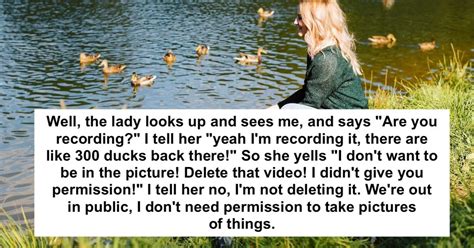Man Refuses To Delete Video Of Stranger She Takes Picture Of Him As