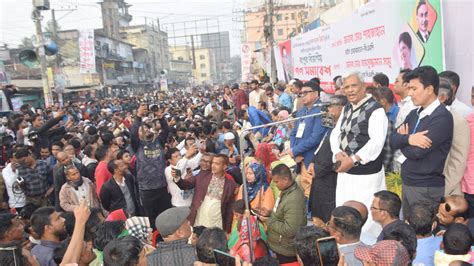 জনগণ আলীগের দুঃশাসনের বিরুদ্ধে রুখে দাঁড়িয়েছে শাহজাহান