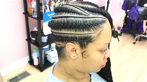 Large Lemonade Feed In Braids Tutorial Beginner Friendly
