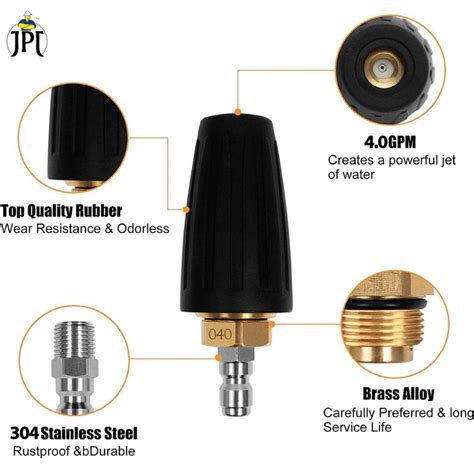 Buy Jpt 360° Rotating Pressure Washer Turbo Nozzle Online Jpt Tools