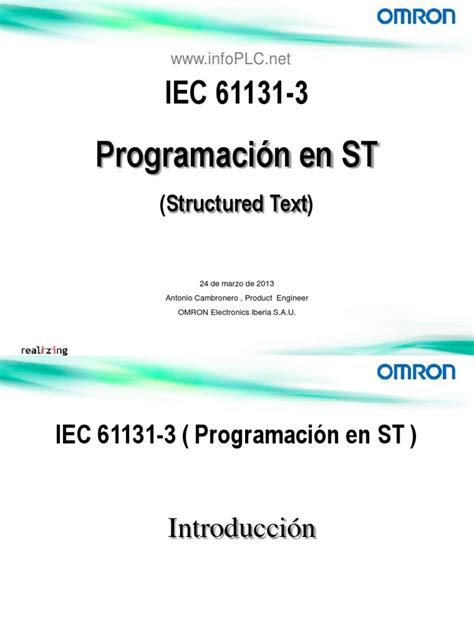 Infoplc Net Omron Programacion St Pdf Cadena Informática Ascii
