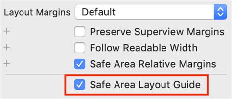 Hiding The Safe Area Layout Guide