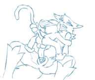 Post Animated Crossover Diddy Kong Digimon Donkey Kong Country Renamon Ungulatr